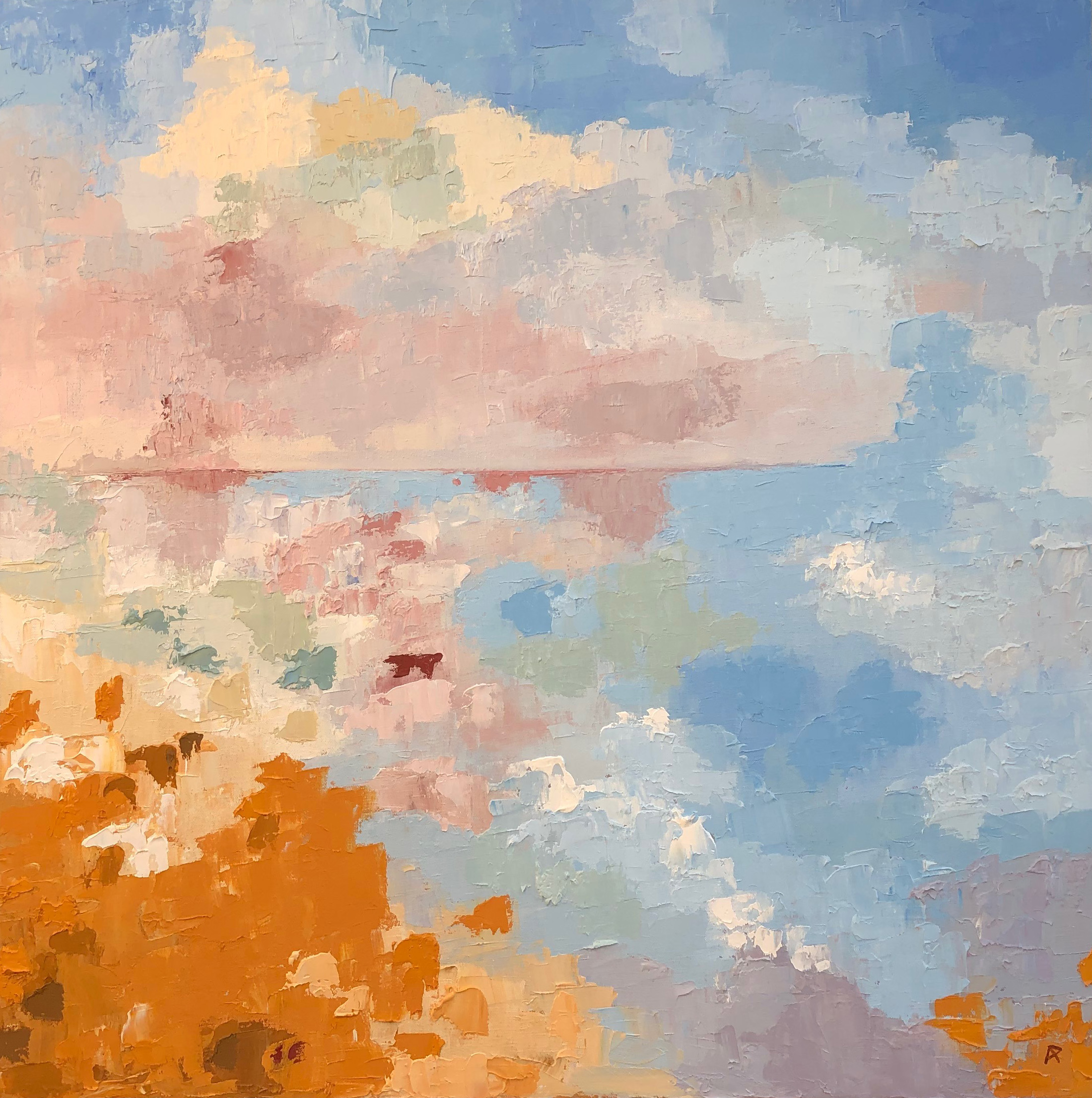 Ann at Rossocinabro Gallery in Rome Jan 2020 – Ann Palmer Artist